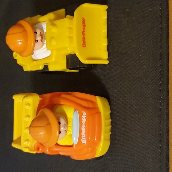 Mattel | Toys | Set Of 2 Little People Construction Worker Wheelies ...